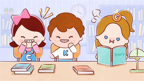 캐리tv 캐리와 캐빈이 도서관에서 큰 목소리로 떠들고 있어요 집중해서 책을 읽고 있던 엘리는 화가