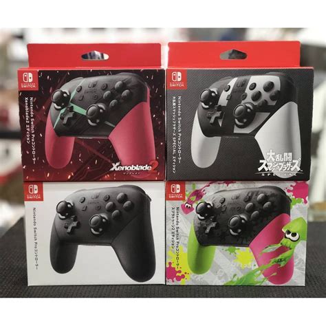 Ns Switch 原廠 Pro 無線手把控制器 黑色魔物獵人 崛起大亂鬥異度神劍漆彈 台灣公司貨 保固一年 蝦皮購物