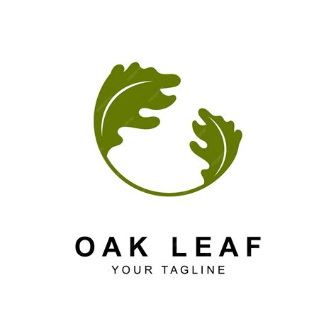 Premium Vector Oak Leaf Logo Design Template
