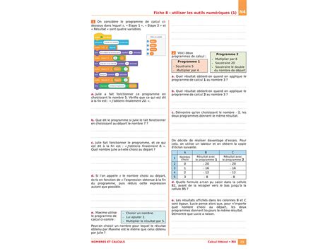 Cahier D Exercices IParcours Maths 3e Avec Cours