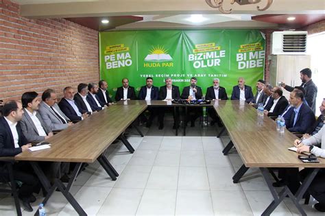 HÜDA PAR Diyarbakır Büyükşehir Belediye Başkan Adayı Dinç projelerini basınla paylaştı İLKHA