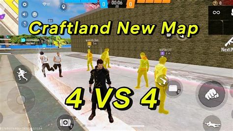 Craftland New Map 4VS4 FF Part 3 YouTube