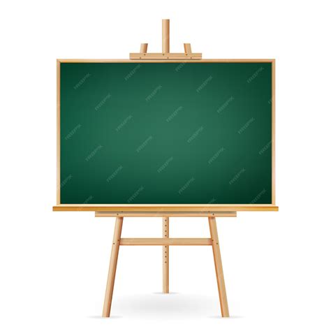 Quadro De Escola Em Branco Vetor Premium