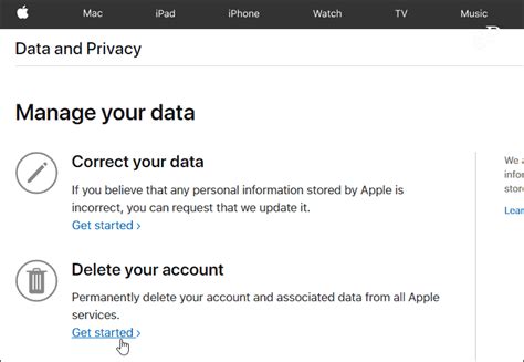 How To Delete Your Apple ID Via The New Data And Privacy Portal