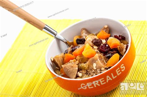 Muesli With Fruits Stock Photo Picture And Royalty Free Image Pic