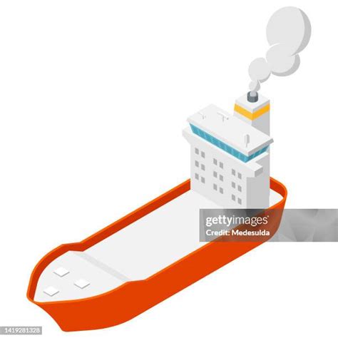 Tanker Ship Overhead Vector High Res Illustrations Getty Images