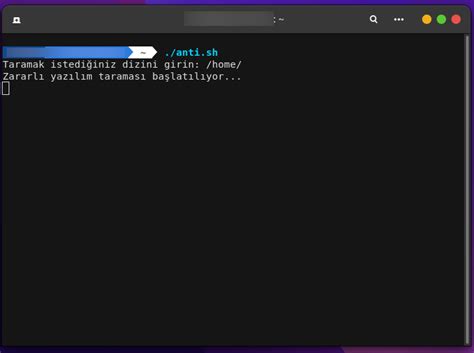 Shell Script ile Zararlı Yazılım Tarama Aracı Yapımı Yazılım