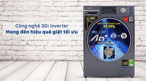 Máy giặt sấy Panasonic Inverter 10 kg NA V10FC1LVT 2022 VIỆT NAM Ở