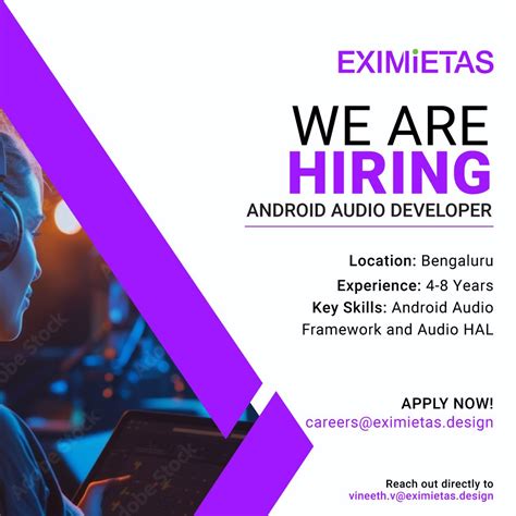 hiring androidaudio audioengineering embeddedsystems jobopening