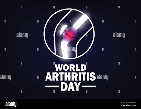World Arthritis Day Holiday Concept Template For Background Banner