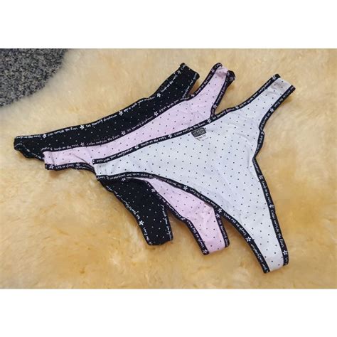 จีสตริง Gstring G String Thong กางเกงใน ยี่ห้อ Hue ลายจุด เอวยาง