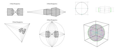 Perspective Drawing Tutorial Shapes Of Cubes And Pentagons