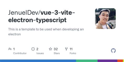 Github Jenueldevvue 3 Vite Electron Typescript This Is A Template