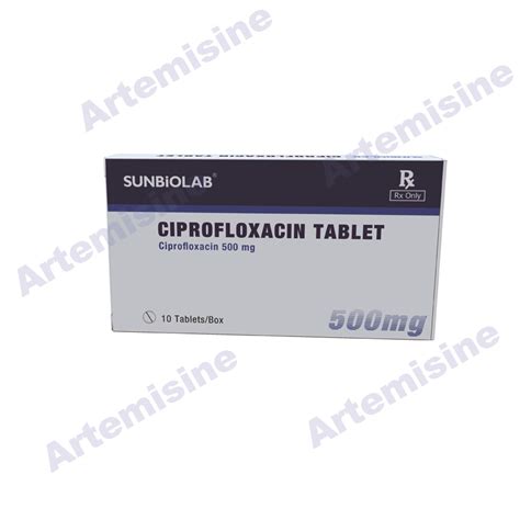 Ciprofloxacin Tablets 500mg Sinophare Bio Technology Co Ltd Ciprofloxacin Tablets 500mg Sinophare Bio Technology Co Ltd