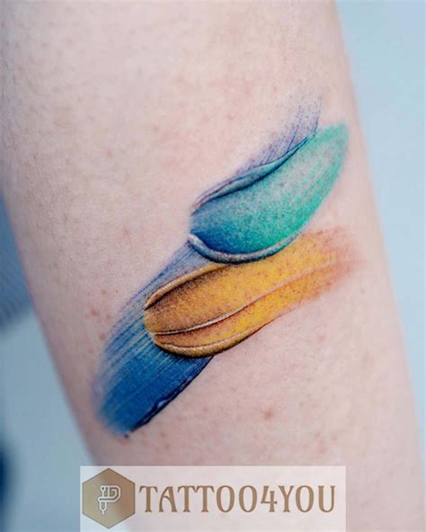 Paint Brush Stroke Tattoo Gallery Tattoo You