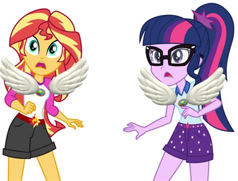 3104414 Safe Derpibooru Import Sci Twi Sunset Shimmer Twilight
