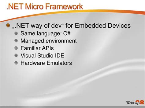 Ppt Net Microframework Powerpoint Presentation Free Download Id
