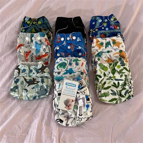 Thirsties Accessories Thirsties Natural Newborn All In One Diapers