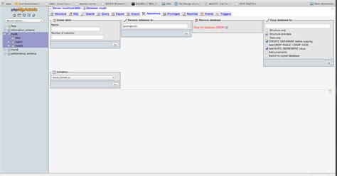 Guangyuan S Research And Development Blog How To Change Database Name In PhpMyAdmin MAMP Or