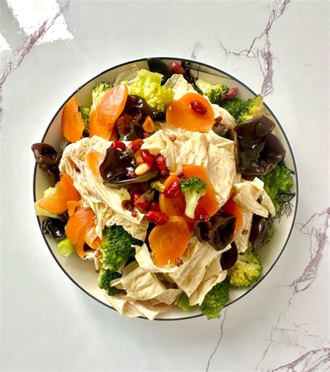 纯素食）大拌菜的做法步骤图，怎么做好吃】朵儿 下厨房