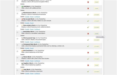 prestashop 1 4 x how to configure newsletter block template monster help