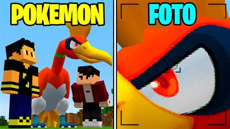 Escolha Seu Pokémon Pela Foto no Minecraft Pixelmon YouTube