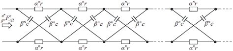 circuit configuration of a 1 2 order low pass filtering net grid type