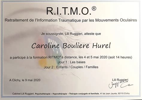 E F T et R I T M O CAROLINE BOULIÈRE HUREL EI