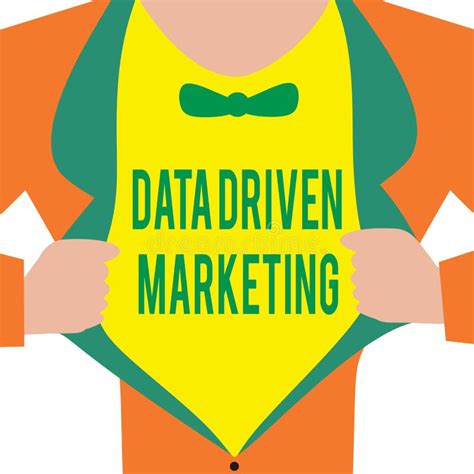 Handwriting Text Data Driven Marketing Concept Meaning Strategy Built