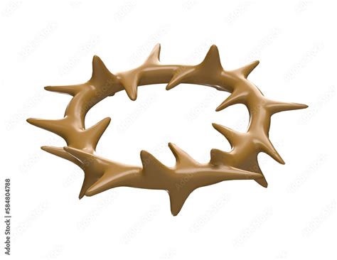 Crown Of Thorns Of Jesus Christ Religion Easter Symbol Salvation 3d