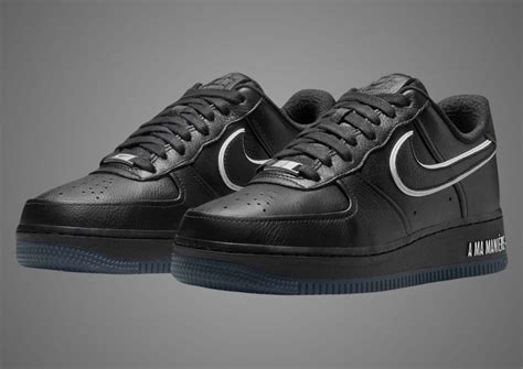 A Ma Maniere X Nike Air Force 1 Low Black Hf4084 001 Sneakerfiles