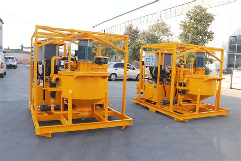 Cement Grouting Station Equipment Planetary Concrete Mixer