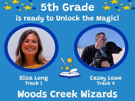 A Big Wizard Welcome To Our 5th Woods Creek Elementary
