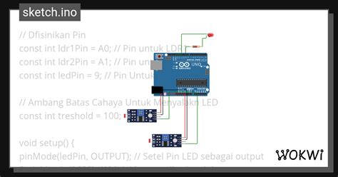 Sensor LDR Wokwi ESP STM Arduino Simulator