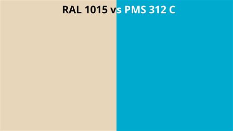 Ral 1015 Vs Pms 312 C Ral Colour Chart Uk