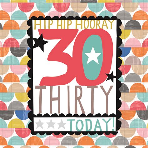 Kaarten Verjaardag Leeftijden Verjaardagskaart 30 Jaar Hallmark