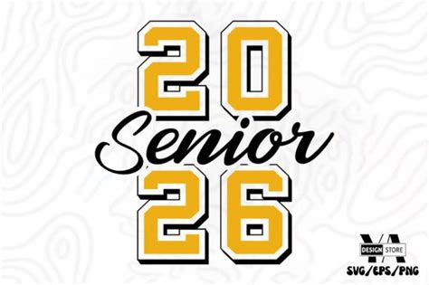 Senior 2026 Class Of 2026 Graduation Svg Graphic By Ya Design Store · Creative Fabrica