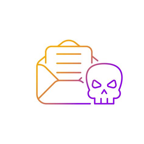 Email Phishing Gradient Linear Vector Icon 2997136 Vector Art At Vecteezy