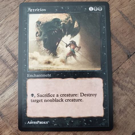 Attrition A Mtg Abyss Proxy Shop Enhance Your Commander And Edh