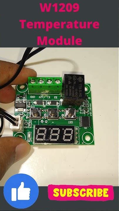 W1209 Temperature Controller Setting Shorts Youtube
