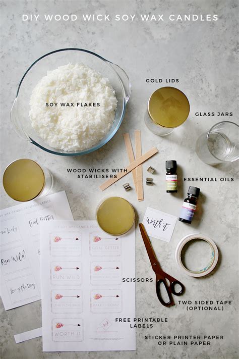 Diy Wood Wick Candles With Soy Wax And Essential Oils Artofit