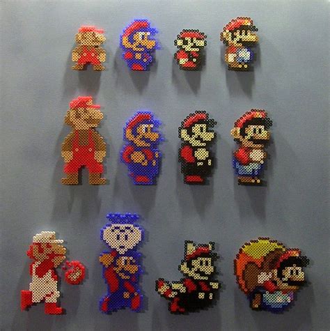 Pow Block From Super Mario Bros 2 Perler Beads Perler