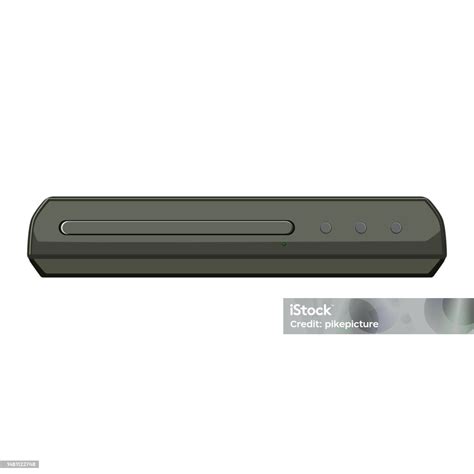 Disk Dvd Player Ilustrasi Vektor Kartun Ilustrasi Stok Unduh Gambar