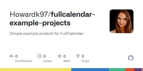 GitHub Howardk97 Fullcalendar Example Projects Simple Example Projects For FullCalendar
