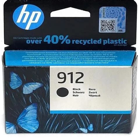 HP Original Ink Cartridge 912 Black Konga Online Shopping