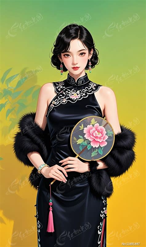 旗袍女孩ai图片下载红动中国