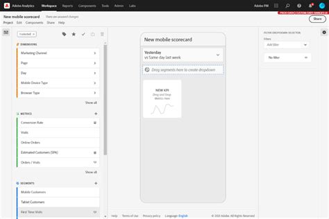 Create And Share Mobile Scorecards Adobe Analytics