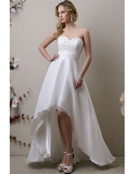Cheap High Low Sweetheart Long Wedding Dresses 2016 Sexy Plus Size