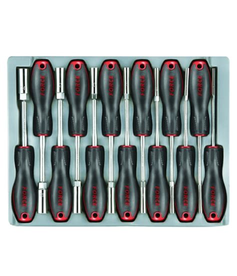 FORCE 2134 13pc Hex Socket Driver Set 4 14mm