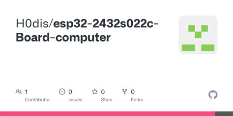 Github H0disesp32 2432s022c Board Computer